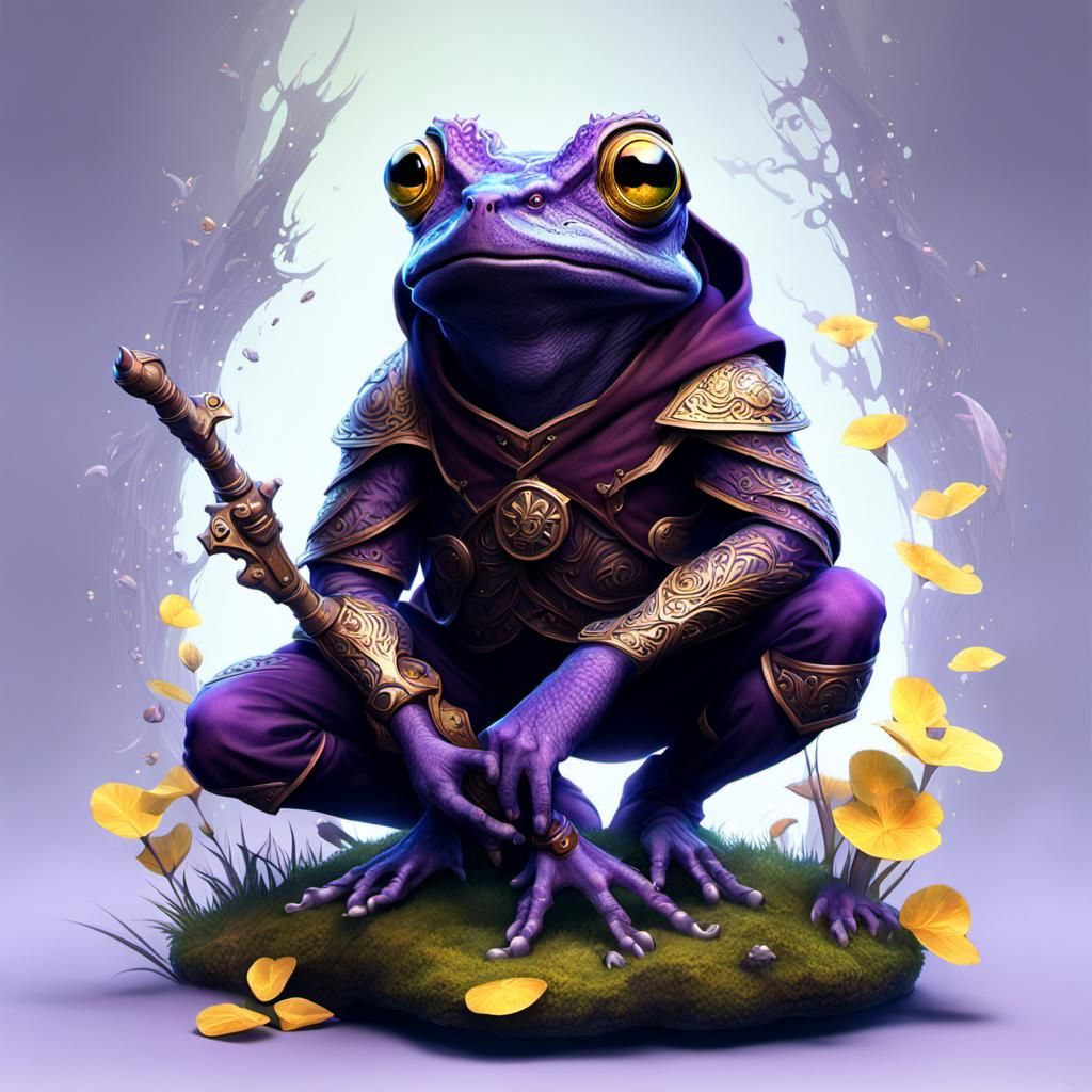An elf frog - AI Generated Artwork - NightCafe Creator