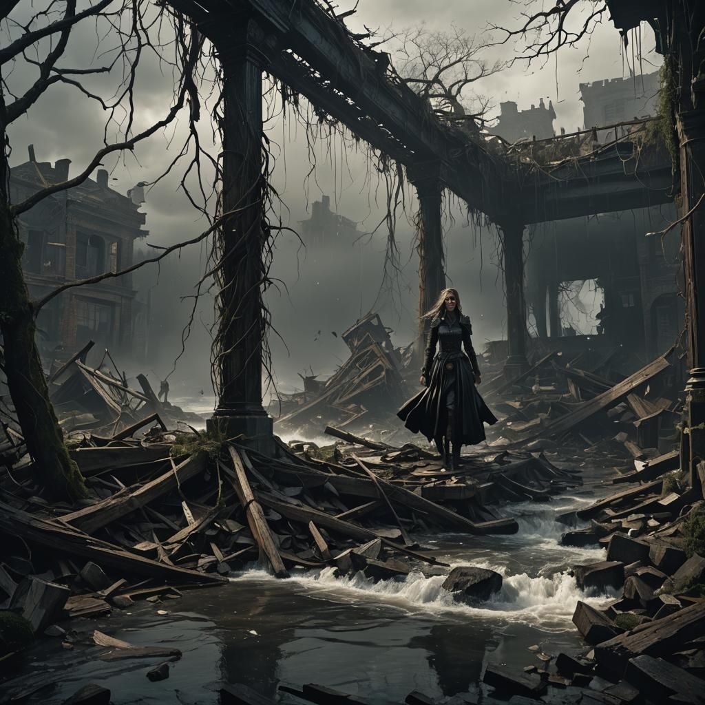 Into nothing ever after - AI Generated Artwork - NightCafe Creator