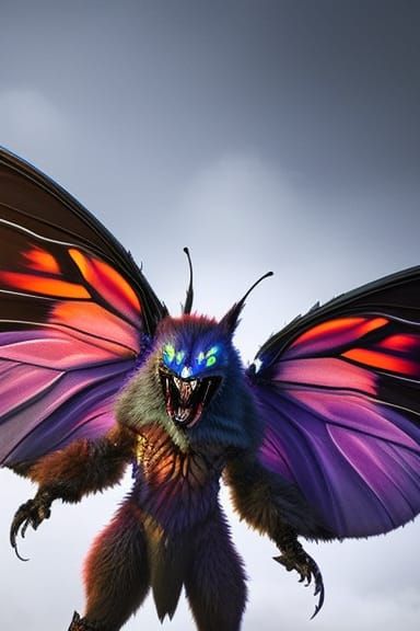 Mothman - AI Generated Artwork - NightCafe Creator