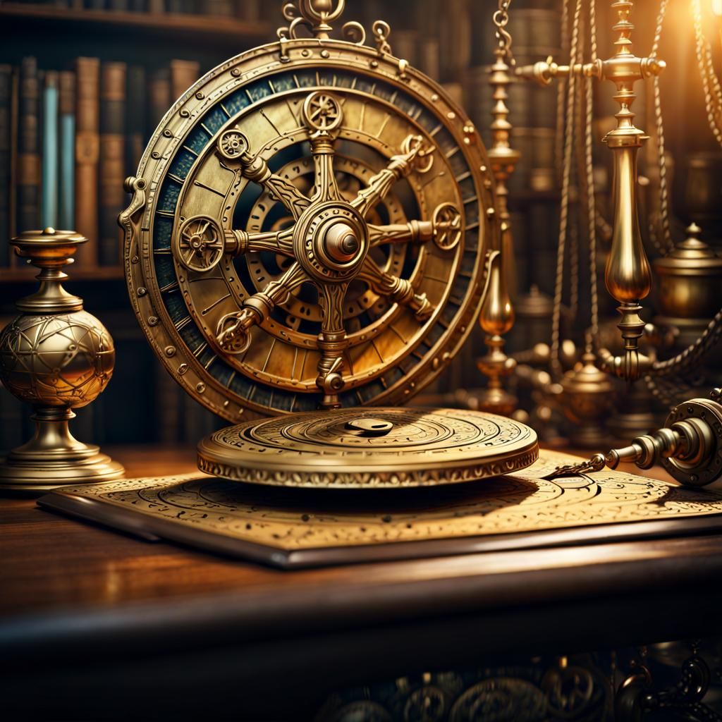 Astrolabe - AI Generated Artwork - NightCafe Creator