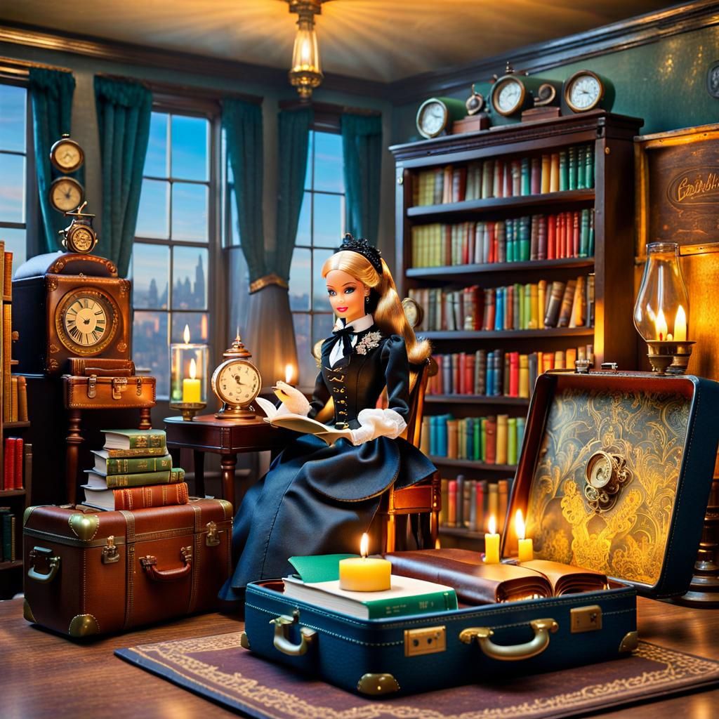 Victorian Barbie - AI Generated Artwork - NightCafe Creator