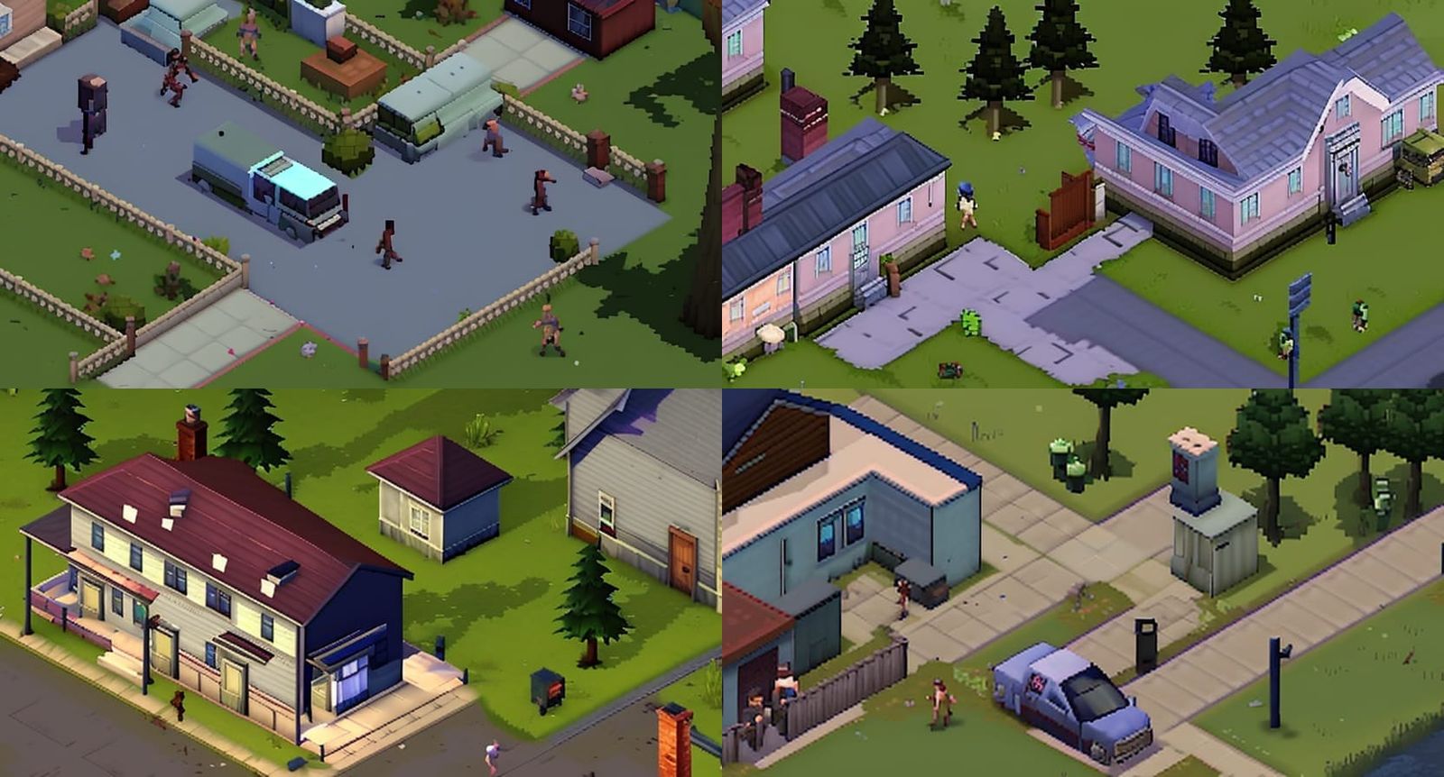 A screenshot of Project Zomboid the video game 4K 3D - AI Generated ...