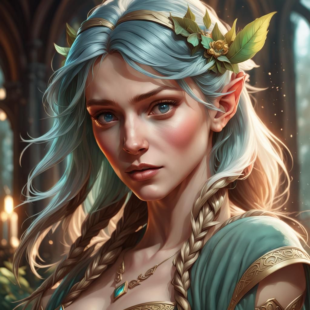 Elven Woman🧝 - AI Generated Artwork - NightCafe Creator