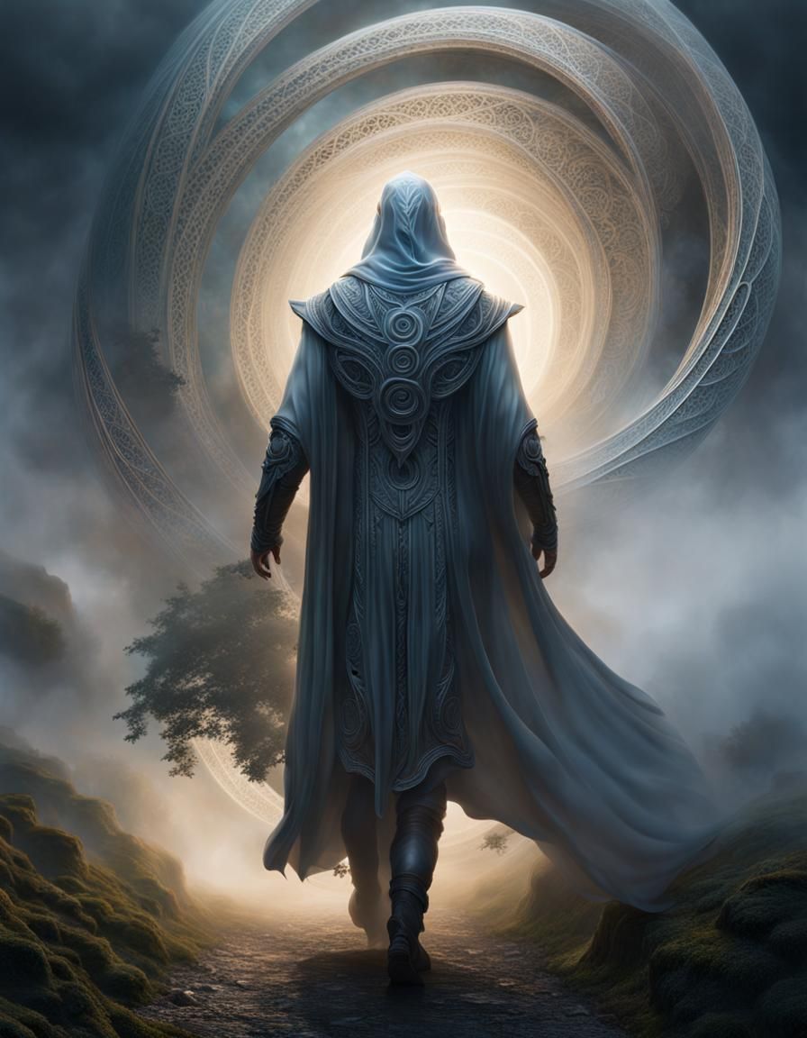 Mist Walk Into the Next Realm - AI Generated Artwork - NightCafe Creator