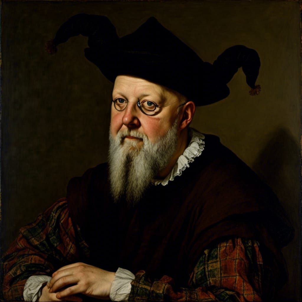 Sad Jester - AI Generated Artwork - NightCafe Creator