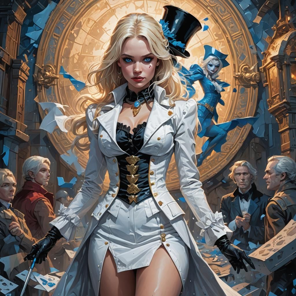 emma frost ringmaster - AI Generated Artwork - NightCafe Creator