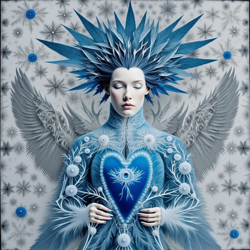 An artist creates a Street art graffiti mural of Jack Frost wearing an ...