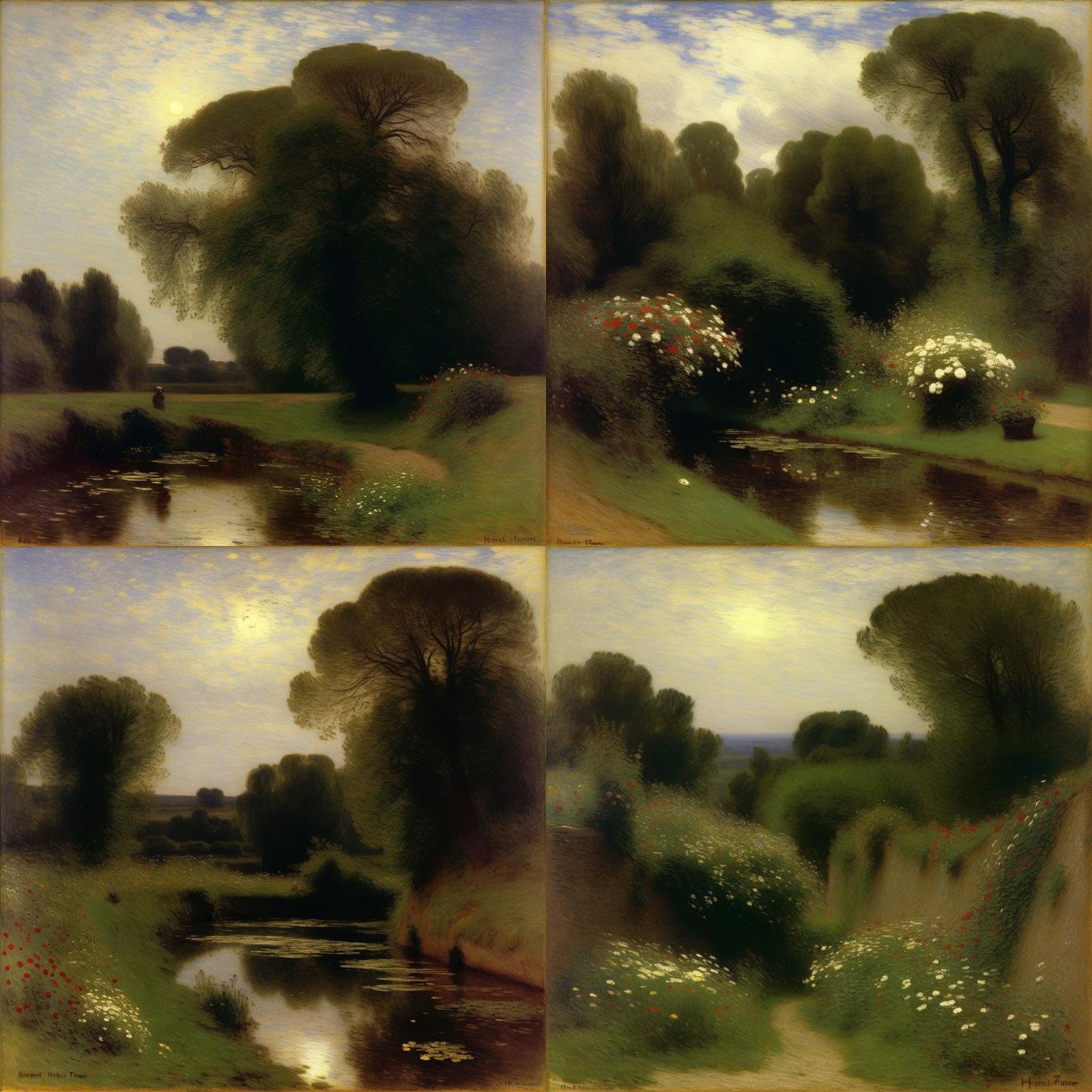 Artist Studies 1410 : by Henri Fantin Latour - AI Generated Artwork ...