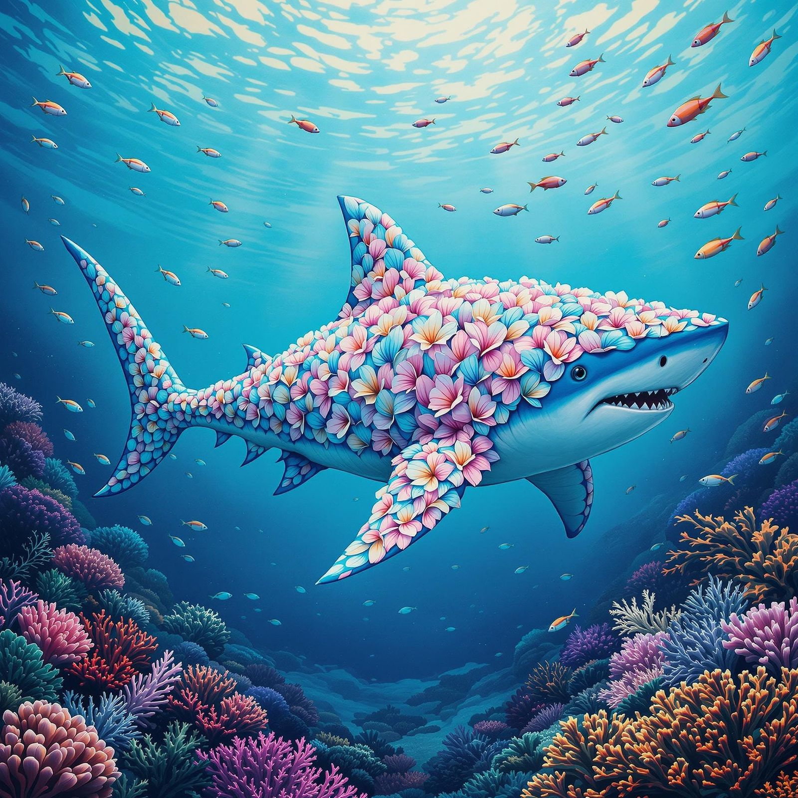 Flower shark. - Flower shark.