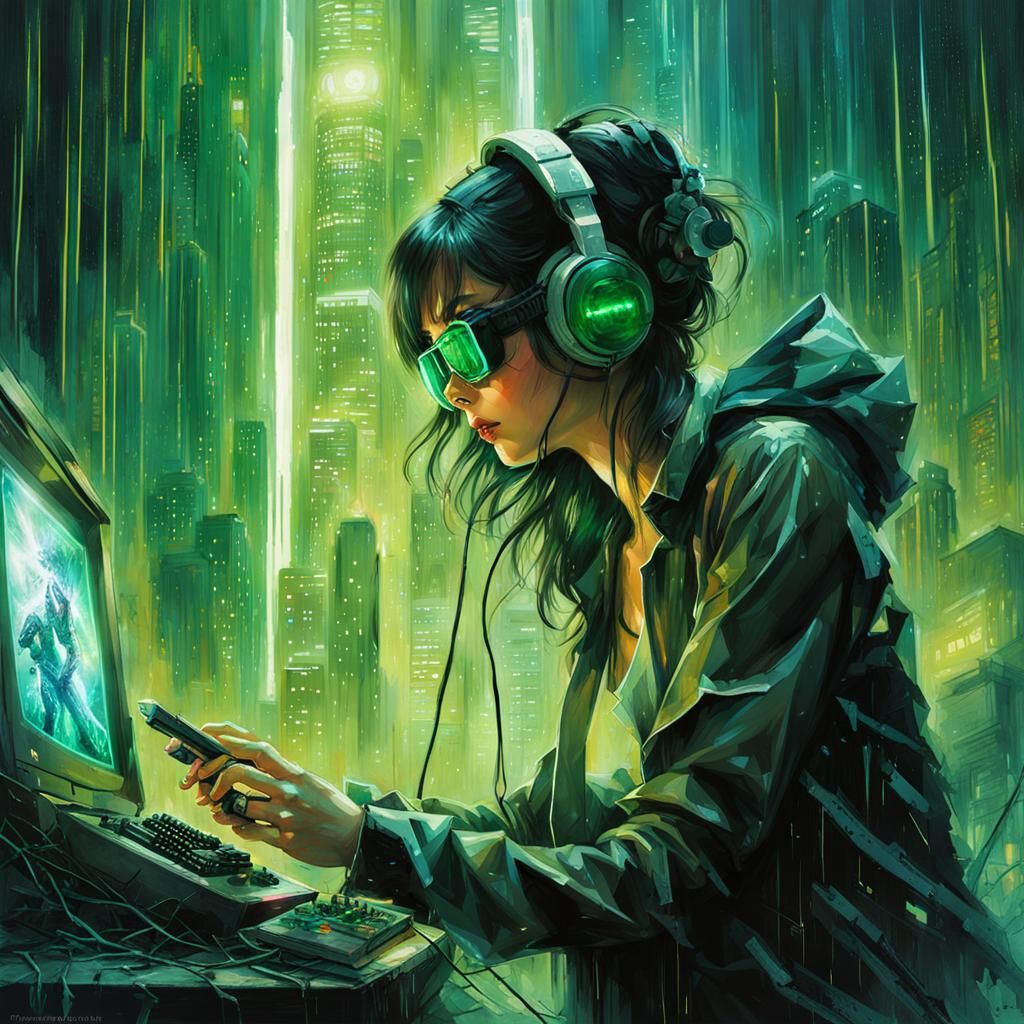 Fully immersed - AI Generated Artwork - NightCafe Creator