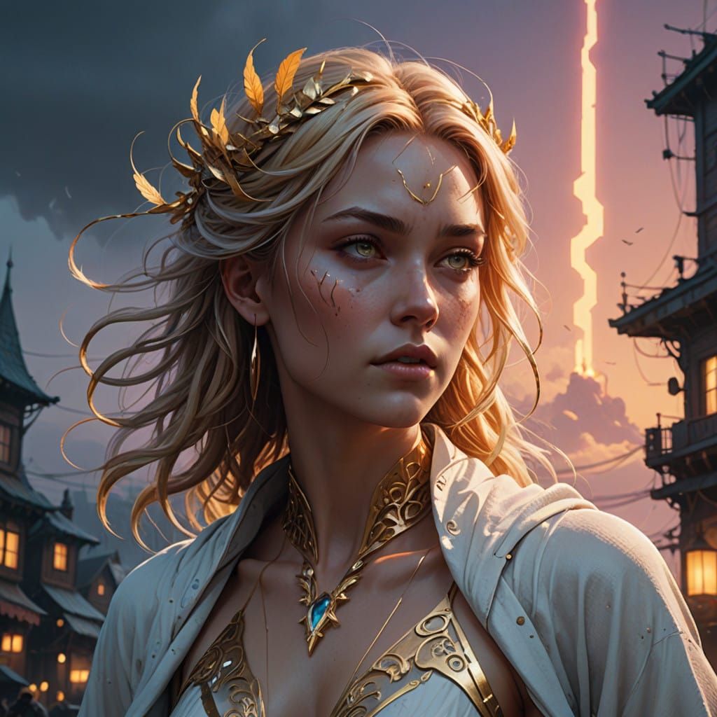 A priestess of light and healing. - A priestess of light an...