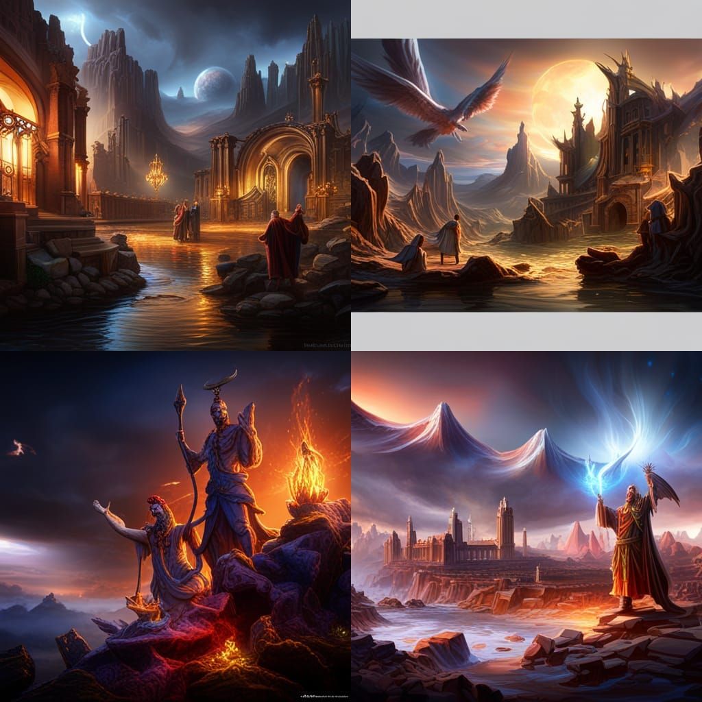 #christianity - Job 1 - God and Satan discuss Job in the presence of ...