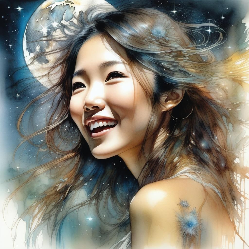 Moonchild - AI Generated Artwork - NightCafe Creator