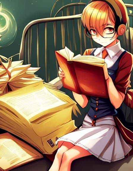 Bookworm by artist "anime", Anime Key Visual, Japanese Manga, Pixiv ...
