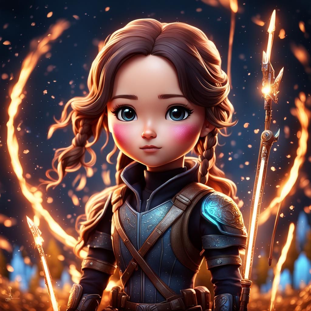 The girl on fire - AI Generated Artwork - NightCafe Creator