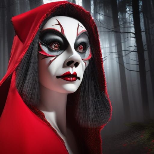 Alternative male red riding hood - AI Generated Artwork - NightCafe Creator