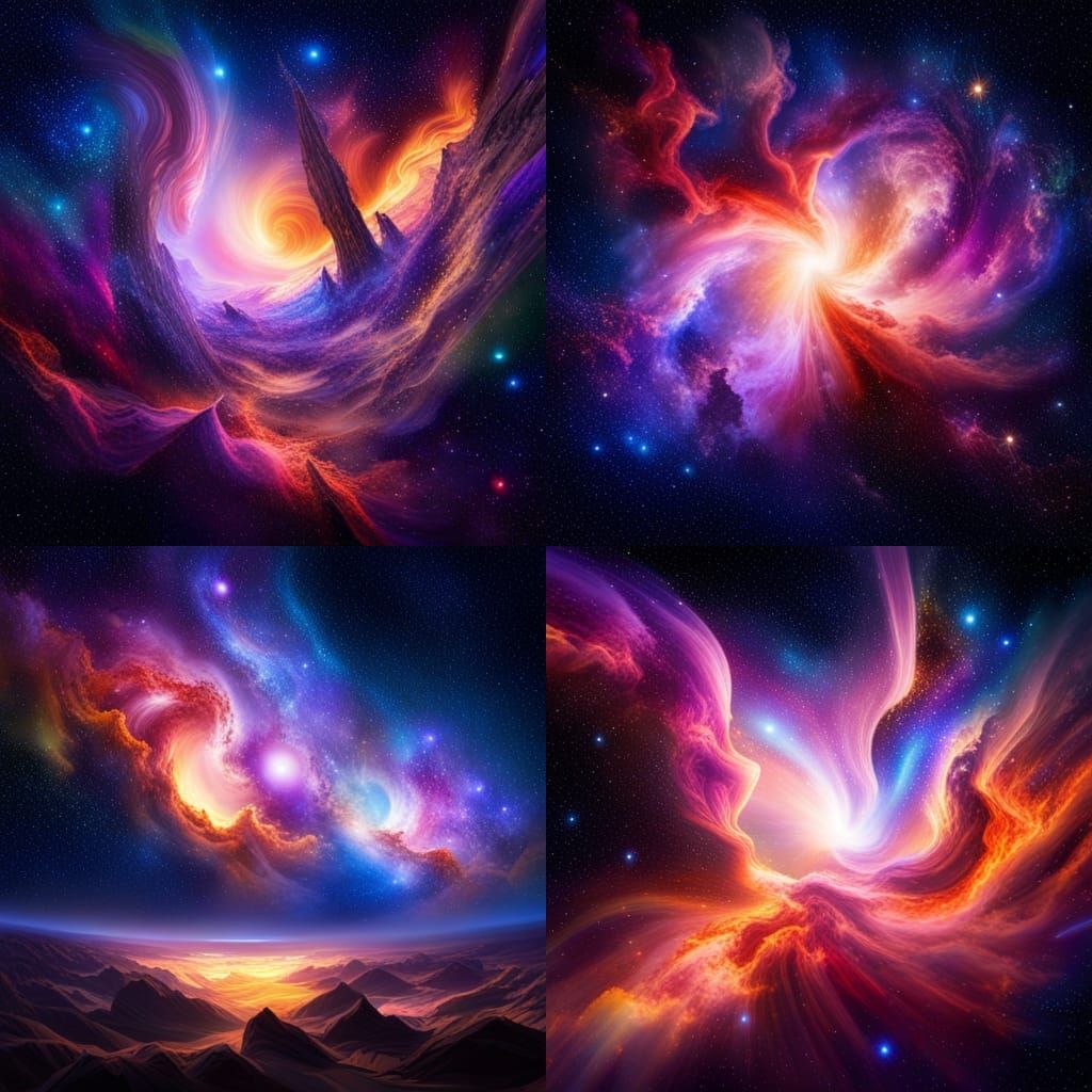 Starscapes, A Myriad of Colors - AI Generated Artwork - NightCafe Creator