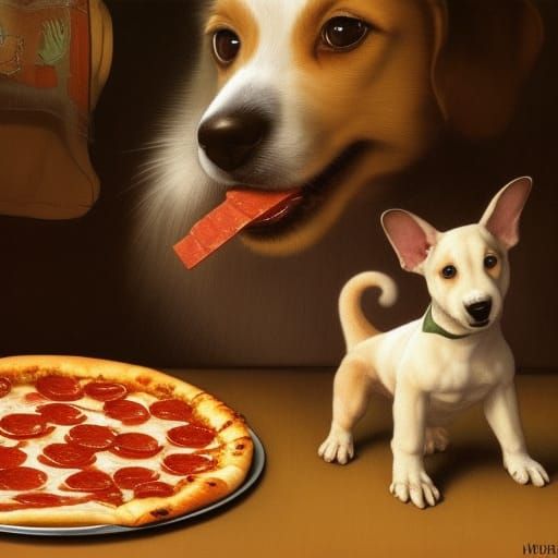 Pizza 🍕 - AI Generated Artwork - NightCafe Creator