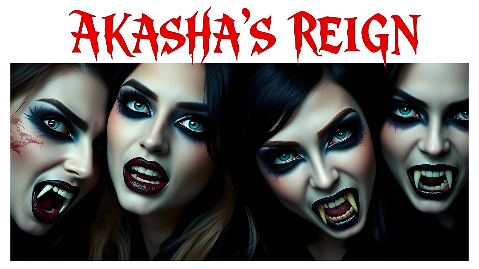 A Fictional Promotional Poster Of A Modern Vampire Goth Band Called ...