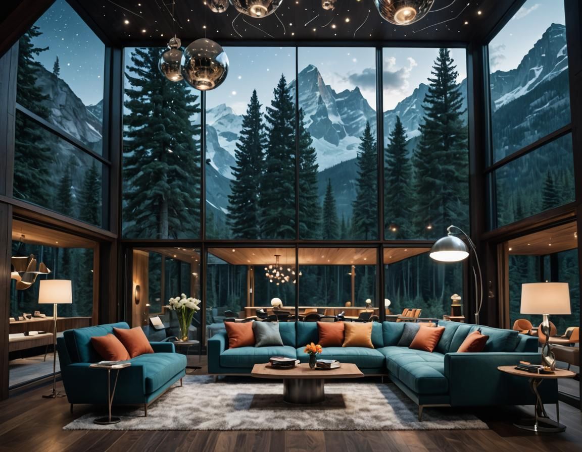 Interstellar-themed cabin - AI Generated Artwork - NightCafe Creator