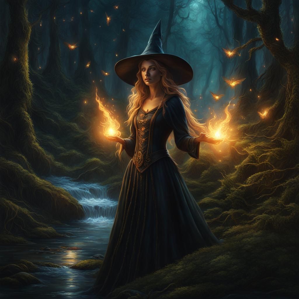 Wild Witch - AI Generated Artwork - NightCafe Creator