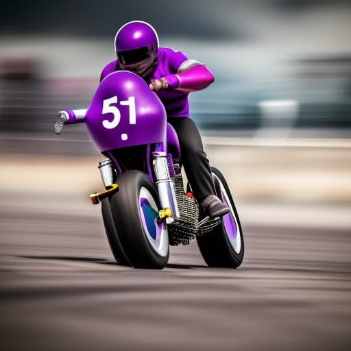 Raspberry Road Racer - AI Generated Artwork - NightCafe Creator