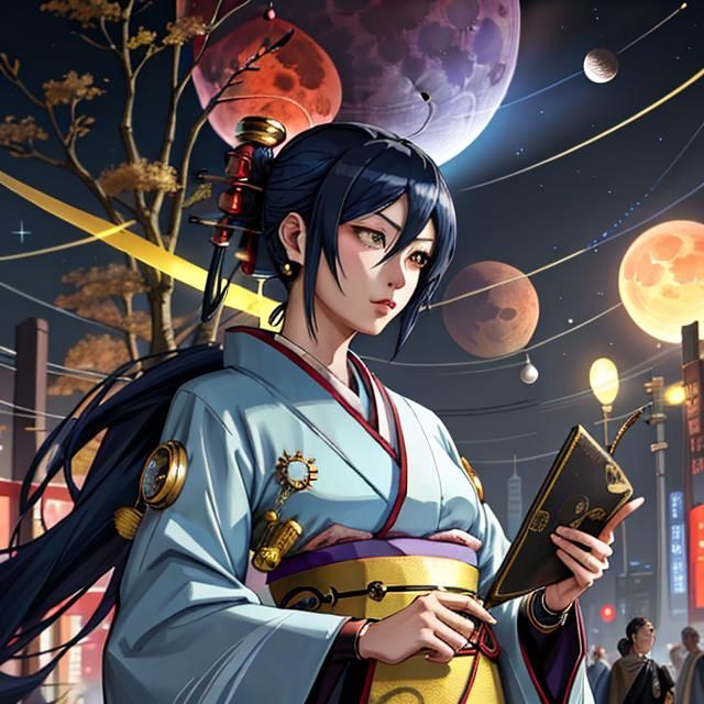 Moon mage - AI Generated Artwork - NightCafe Creator