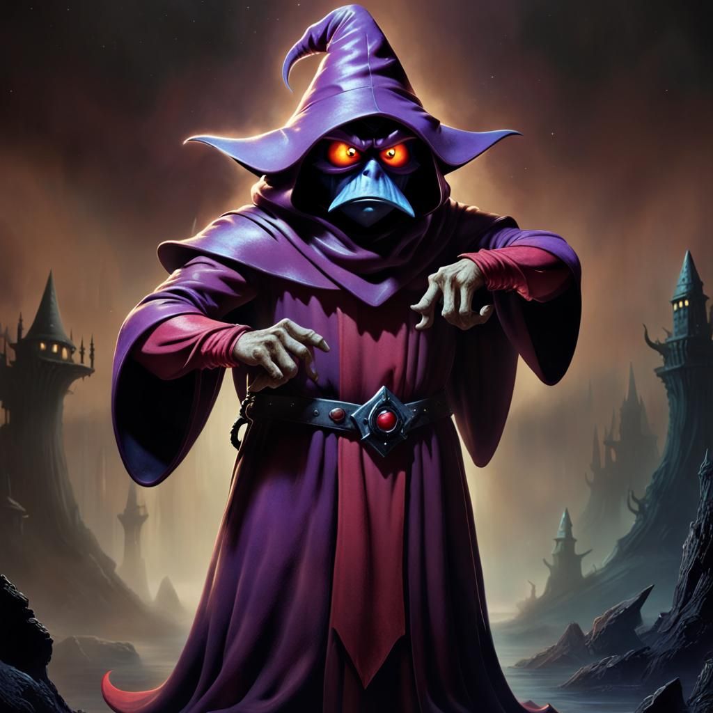 A strange interpretation of "Orko" ("Masters of the universe") - AI ...