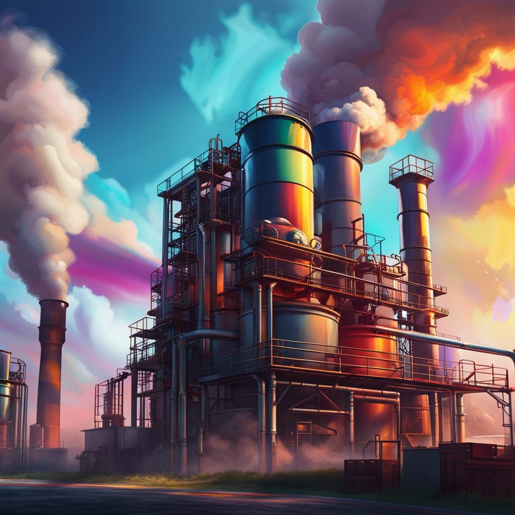 The Cloud Factory - AI Generated Artwork - NightCafe Creator