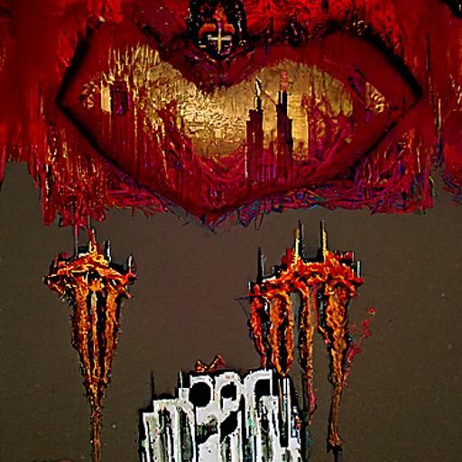 Crispy chicken strips in Doom 2 PC ISO WAREZ - AI Generated Artwork ...