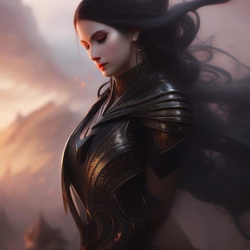 Artgerm, WLOP, Greg Rutkowski; Peitho, goddess of persuasion and charm ...