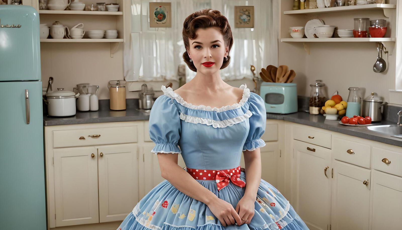 50's Housewife - AI Generated Artwork - NightCafe Creator