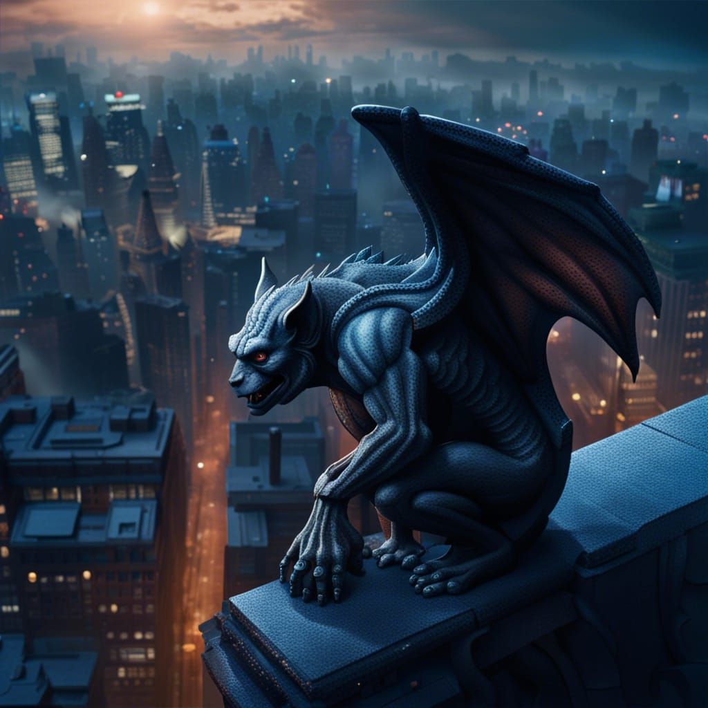 The Gargoyle - AI Generated Artwork - NightCafe Creator