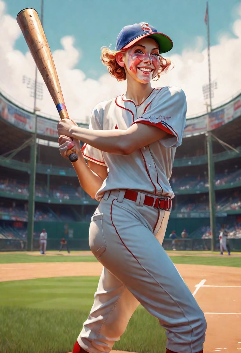 full body portrait, baseball player - AI Generated Artwork - NightCafe ...
