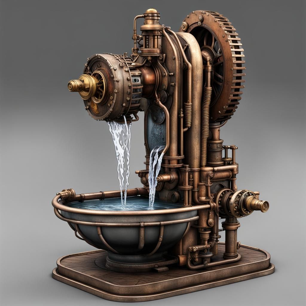 water fountain - AI Generated Artwork - NightCafe Creator