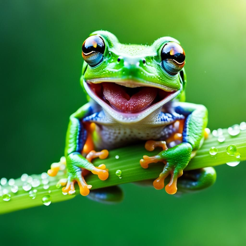 Ribbit Ribbit! - AI Generated Artwork - NightCafe Creator