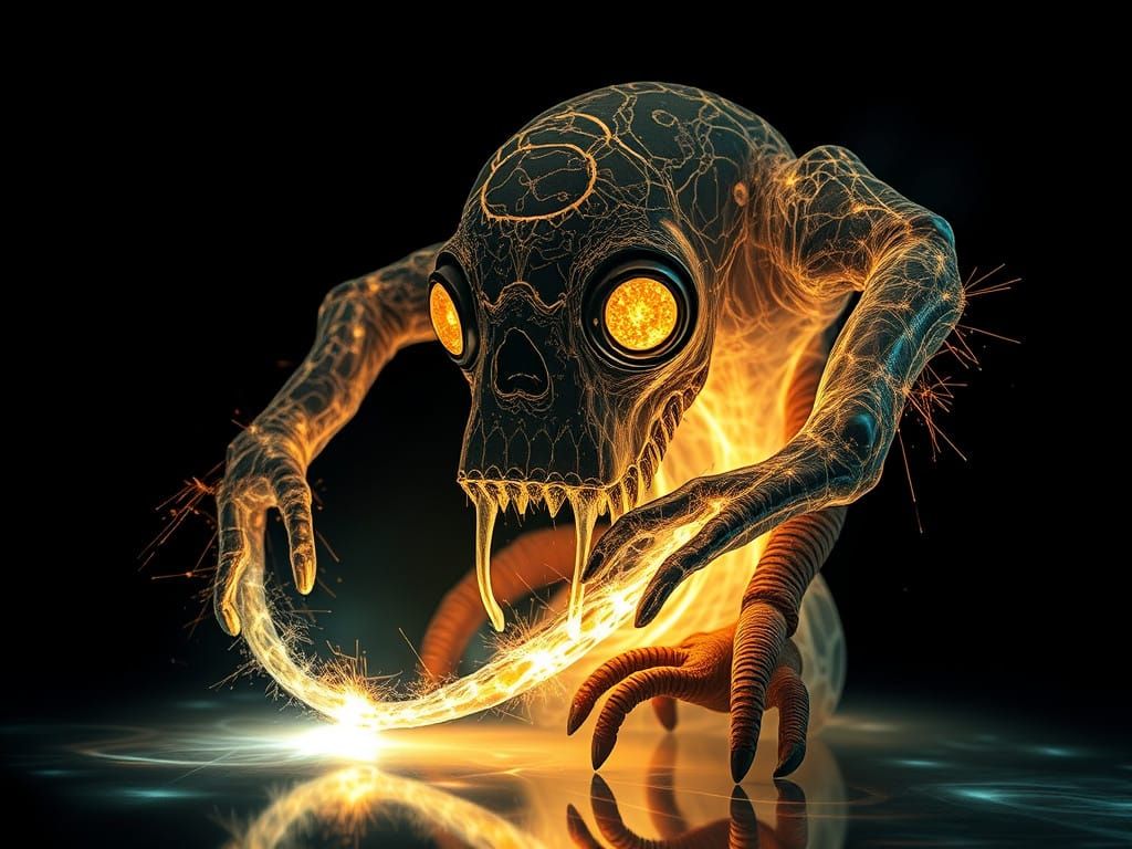 Theriomorph Zoomorphic Vandegraaff Light Bending