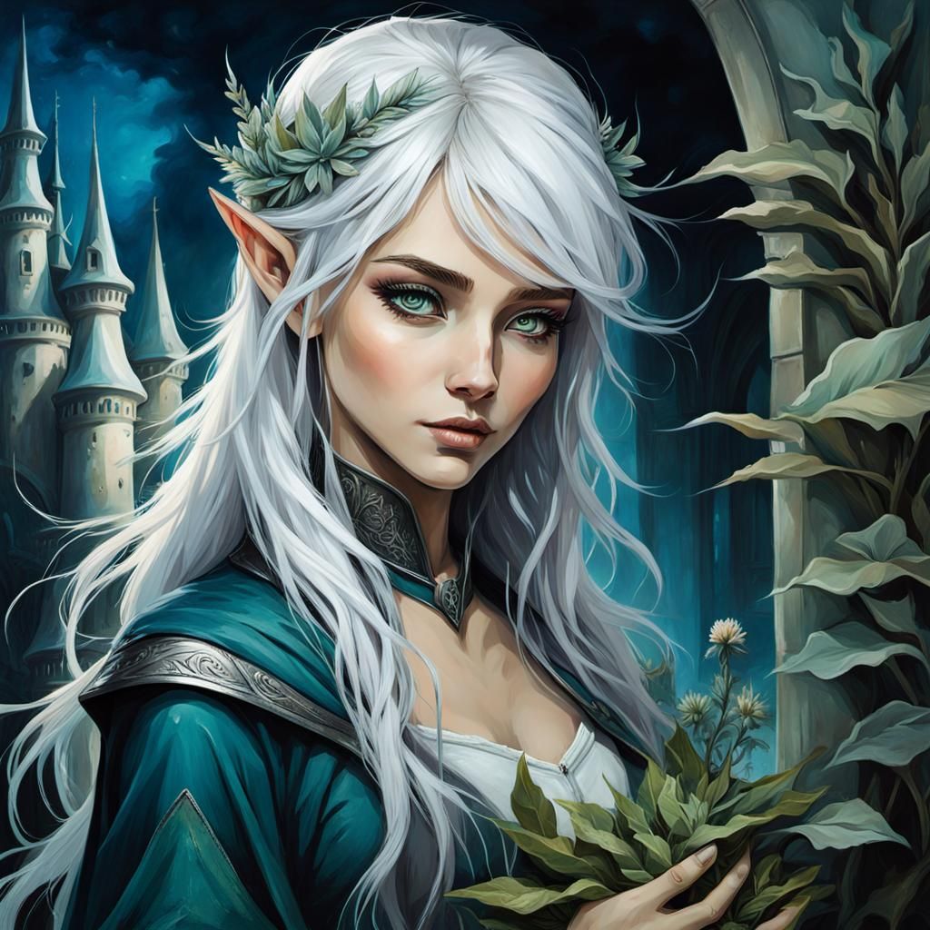 Elf portrait - AI Generated Artwork - NightCafe Creator