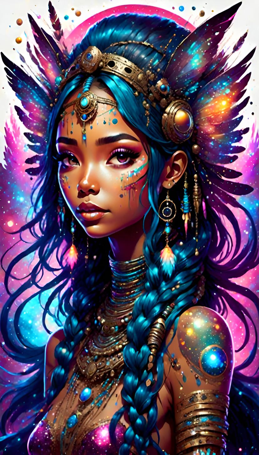 Moon Waterfall - AI Generated Artwork - NightCafe Creator