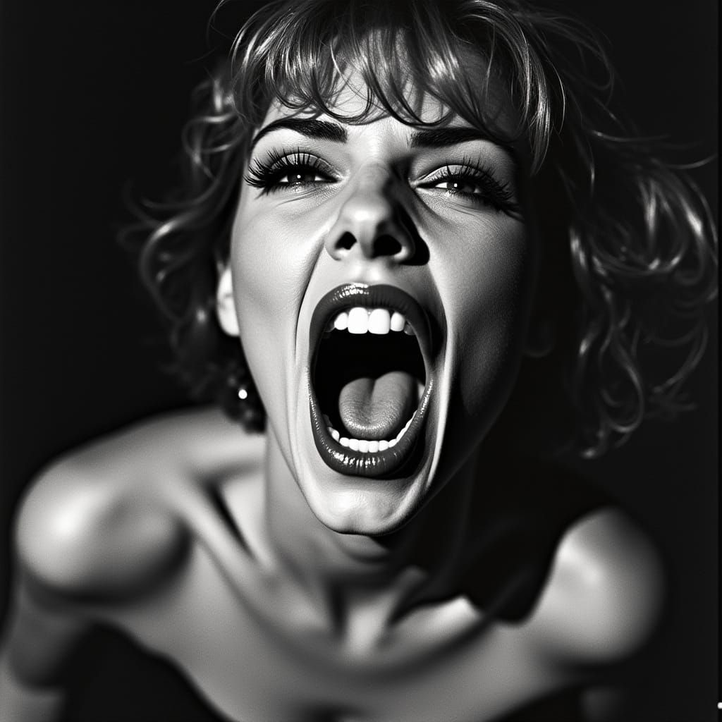 'The Scream' Psychological Drama. - Dramatic Noir Portrait ...