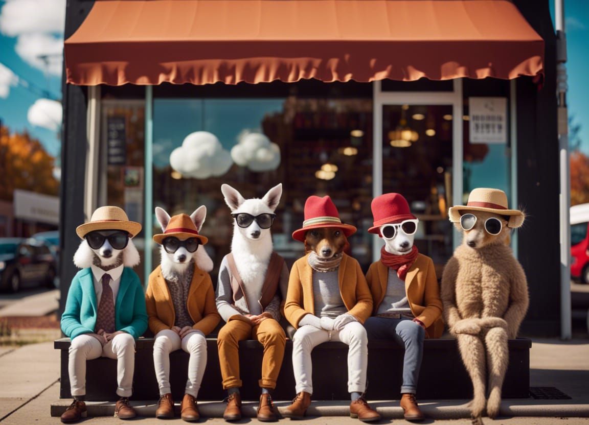 Just Chillin' Outside - AI Generated Artwork - NightCafe Creator