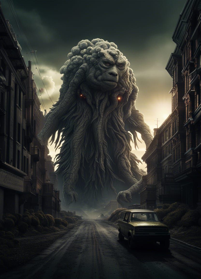 Nuclear Monster - AI Generated Artwork - NightCafe Creator