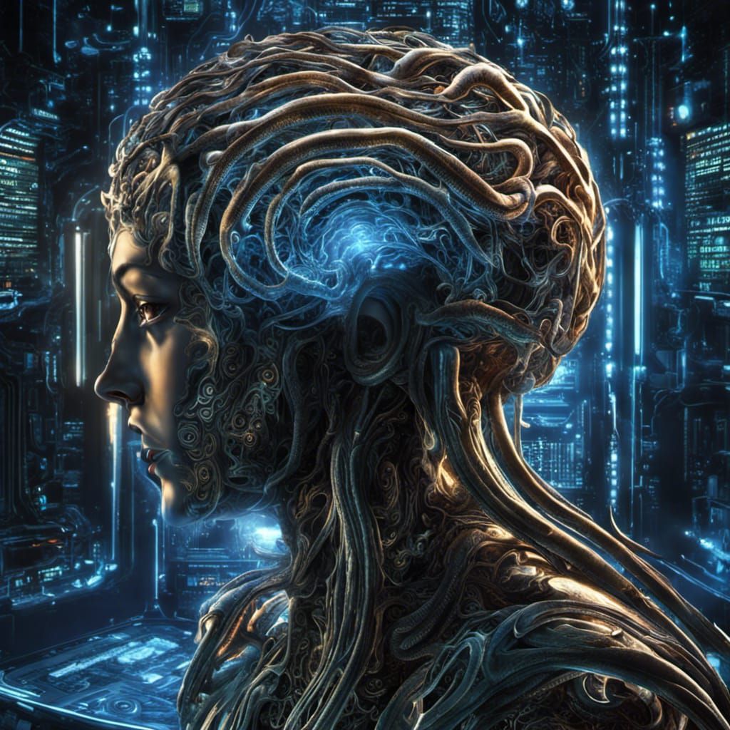 Internalizing the Matrix - AI Generated Artwork - NightCafe Creator