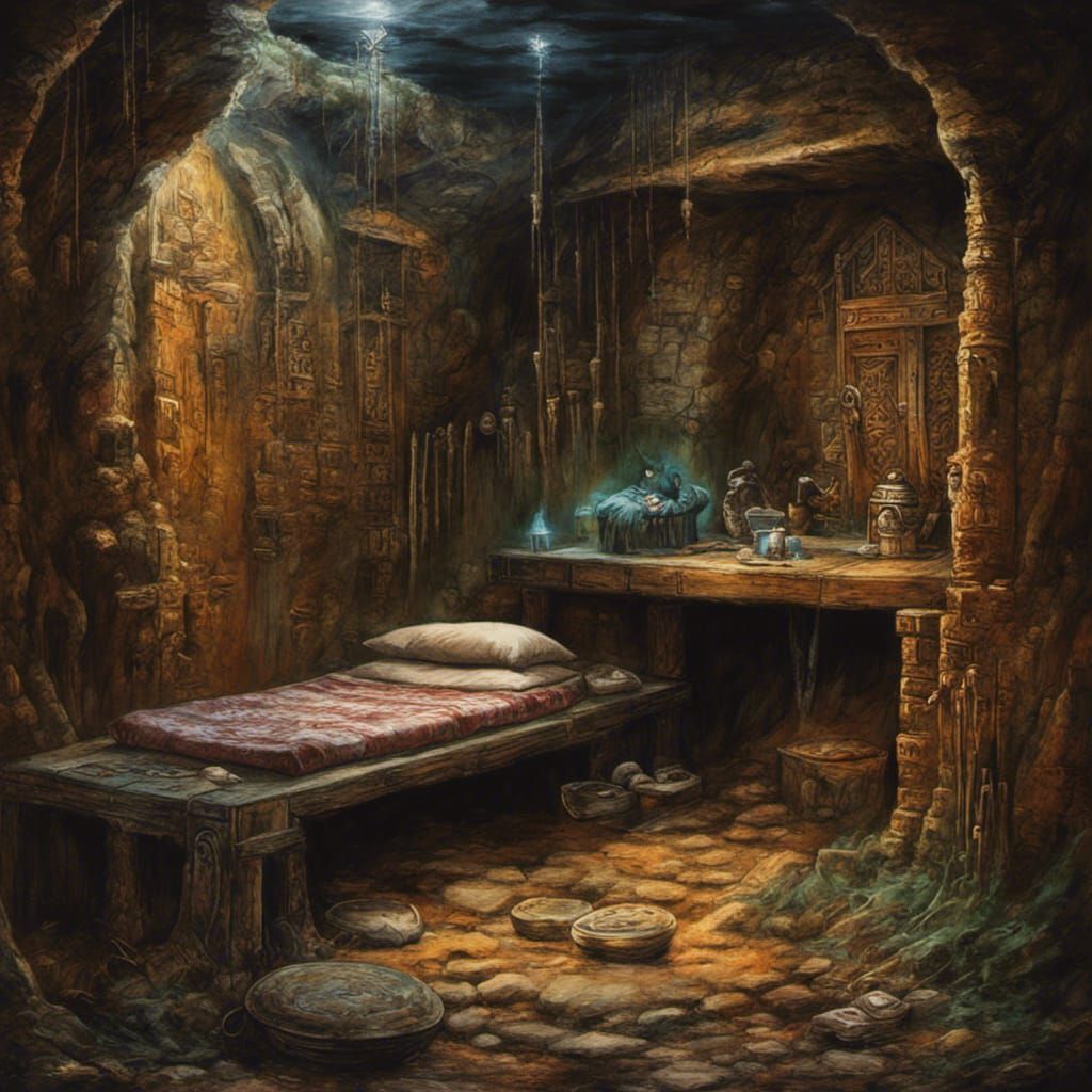 Hermit's Cell - AI Generated Artwork - NightCafe Creator