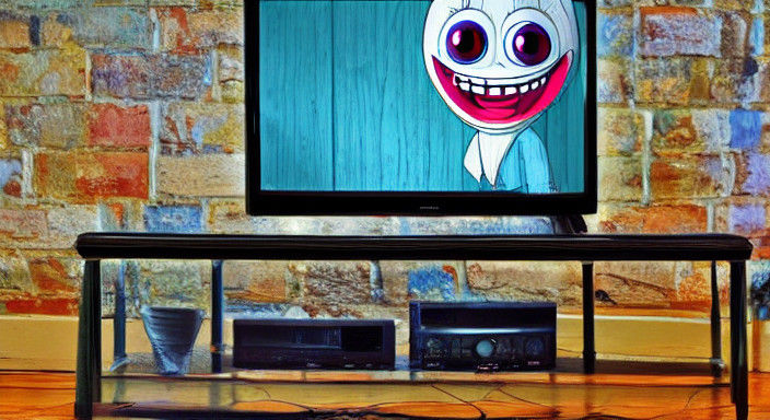 Old TV, named Evil Edna. .. Created with the OLD 'Stable Diffusion 1.5 ...