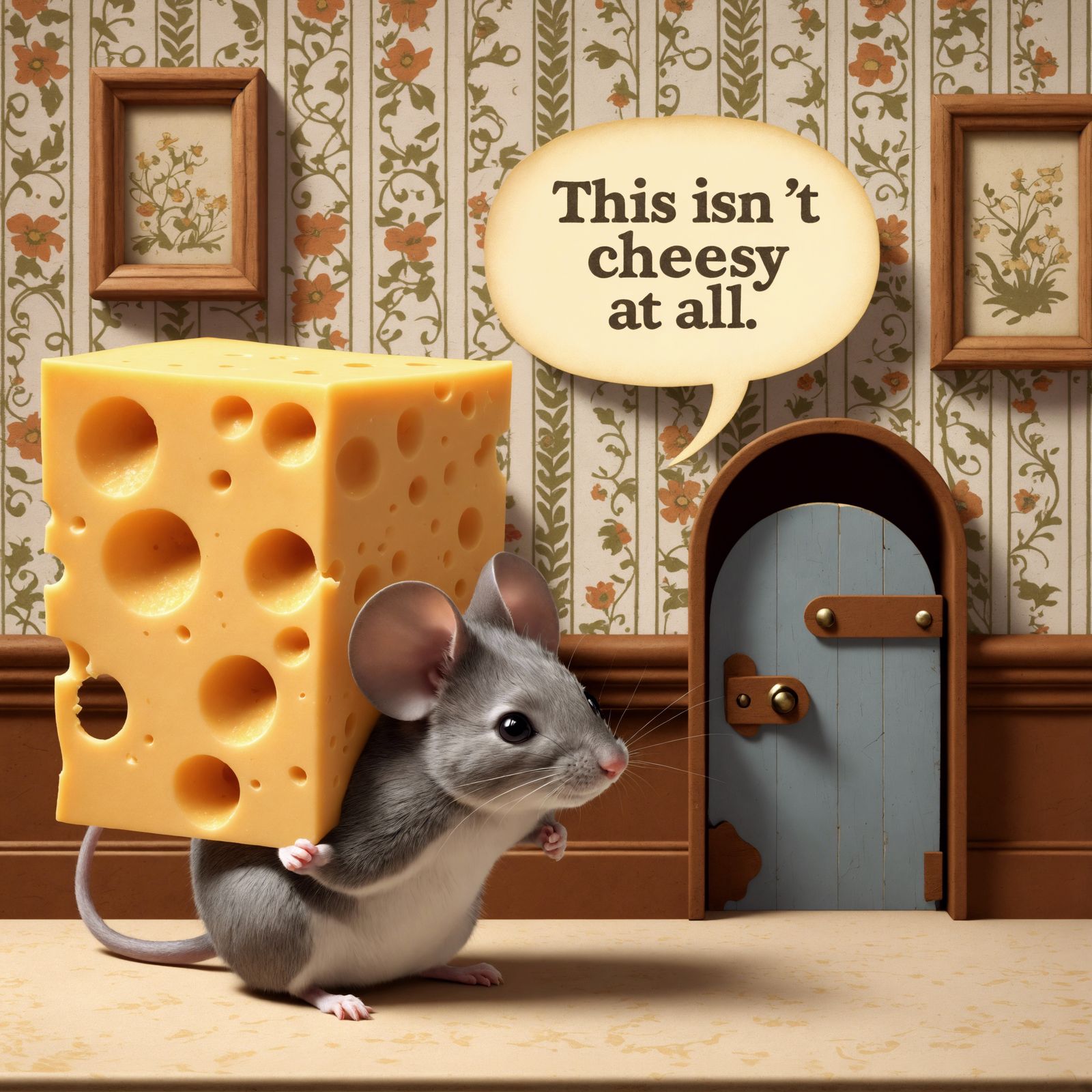 Definitely not Cheesy! - AI Generated Artwork - NightCafe Creator