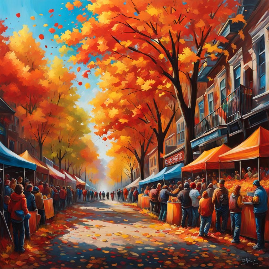 Fall Festival - AI Generated Artwork - NightCafe Creator