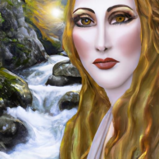 Goddess of Destiny and Order in the Universe - AI Generated Artwork ...