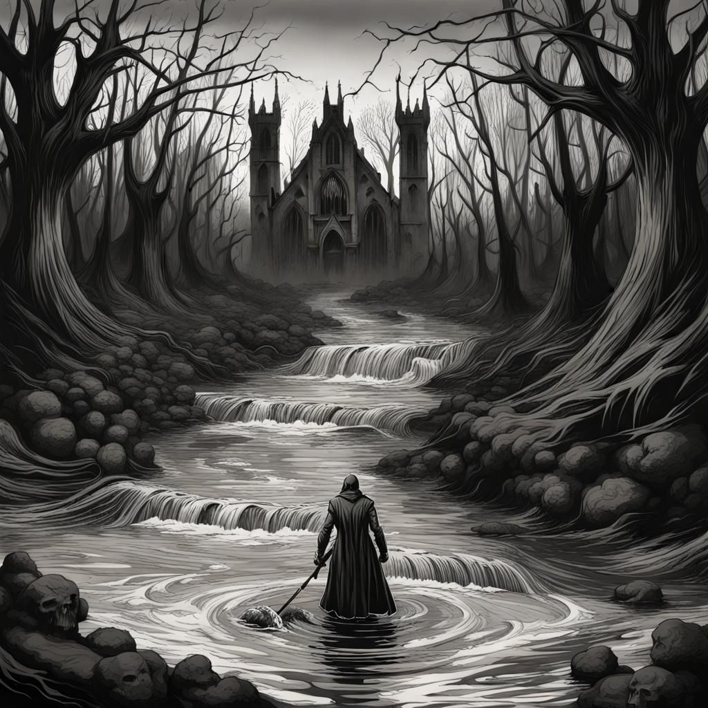 Battle the current and swim against the stream.. - AI Generated Artwork ...