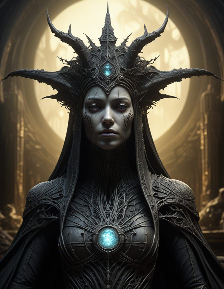 Ethereal Being Floats Past Sleeping Couple in Soft... - AI Art